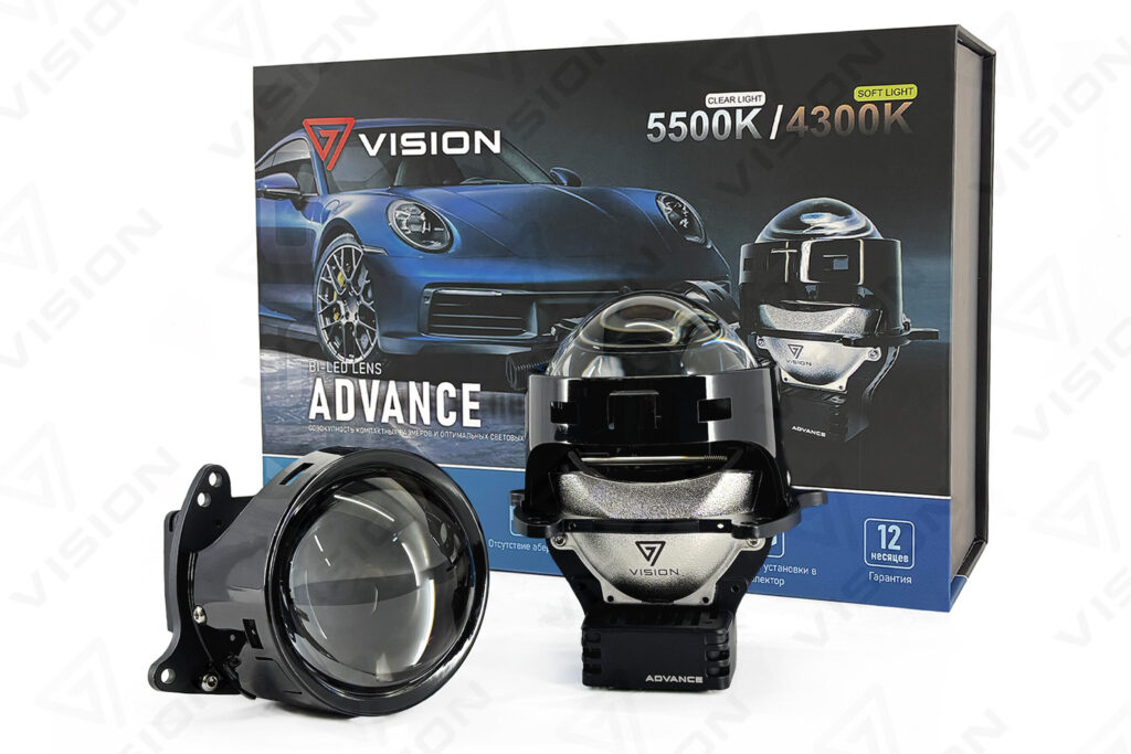 Светодиодные линзы Vision Bi-led Advance Series 5500K - МВА